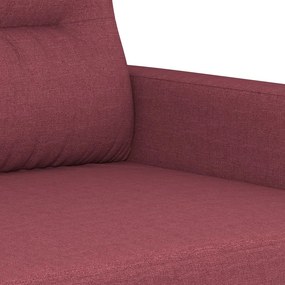 2dílná sedací souprava s polštáři vínová textil 3201622