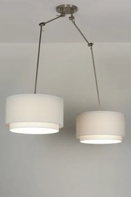 Závěsné designové svítidlo nad stůl Snap Duo Lumina Nocce Bianca