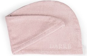 Bavlněný froté turban do sauny a wellness Comfort starorůžový