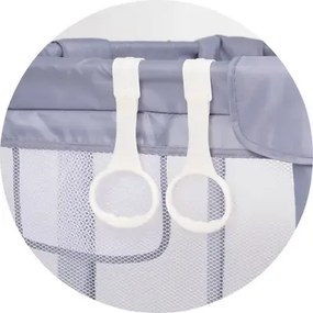 CHIPOLINO Dětská ohrádka Easy Grey