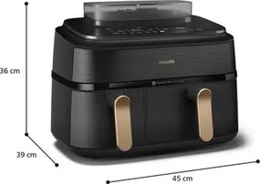 Philips 5000 series NA552/00 měděno-černá / Horkovzdušná fritéza / 275