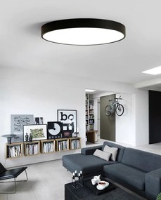 LEDsviti Černý designový LED panel 1000mm 96W denní bílá (14020)