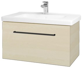 Dřevojas Koupelnová skříň BIG INN SZZ 80 Varianta: N01 Bílá lesk / Úchytka T02 / L01 Bílá vysoký lesk