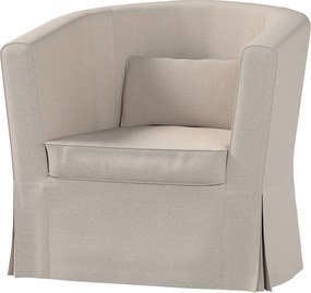 Potah na křeslo IKEA Ektorp Tullsta barva šedá látka pletený vzor