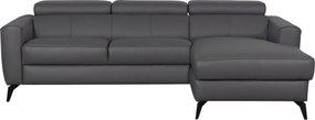 XXXLutz SEDACÍ SOUPRAVA, textil, kůže, antracitová Celina Home - Sedací soupravy - 002951002203