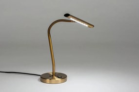 Stolní designová LED lampa Bank Retro Gold