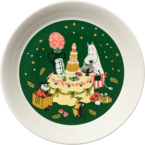 Talíř Moomin Gift of Love 19cm, zelený