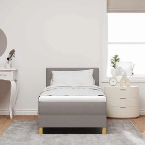 Postel s boxspringem s polštářem Taupe 80 x 200 cm textil 3338878