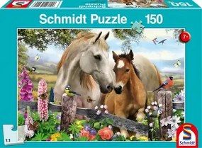 SCHMIDT Puzzle Klisna a hříbě / 150 dílků / 43,2 x 29,1 cm
