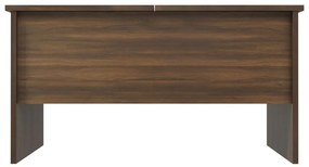 Konferenční stolek hnědý dub 80 x 50 x 42,5 cm kompozitní dřevo - Default Title