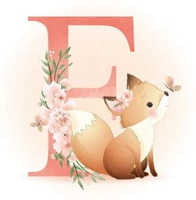 Plakát Písmeno F a liška