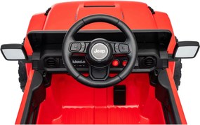 LEAN CARS Akumulátorové vozidlo Jeep Rubicon DK-JWR558 24 V, červené