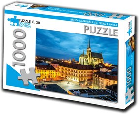 Tourist edition puzzle katedrála sv. petra a pavla, brno 1000 dílků (č.30)