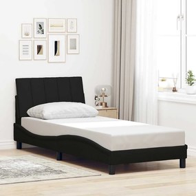Rám postele bez matrací Hanko černá 90x190 cm textil 3310358