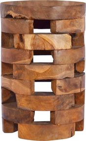 vidaXL Noční stolek 30 x 30 x 45 cm masivní teakové dřevo [288808]