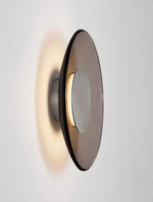 LED nikl-hnědé svítidlo na zeď Esti