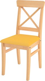 Potah na židli Ingolf s čalouněným sedákem barva žlutá