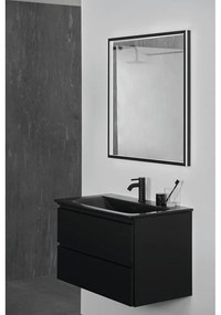 Matně černé keramické umyvadlo 84x46 cm Silk Black – Ideal Standard