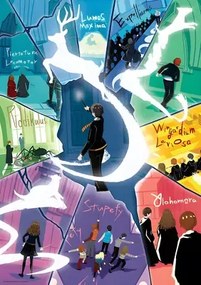 TREFL Puzzle Premium Plus Harry Potter: Kouzla a patroni / 1000 dílků