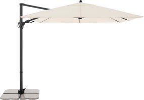 DERBY DX 280 x 280 cm – zahradní slunečník s boční nohou - Zboží s drobnou vadou (S332)