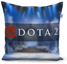 Sablio Polštář DOTA 2 Modrá - 60x60 cm