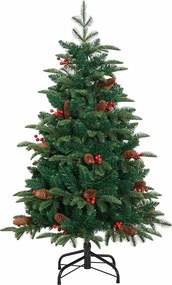 Umělý vánoční stromeček Zelená 150 cm PVC, kov a plast 3395543