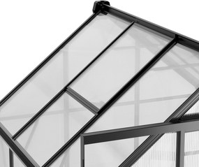 Skleník 210 x 183 x 193 cm, zesílená konstrukce, polykarbonát 6 mm