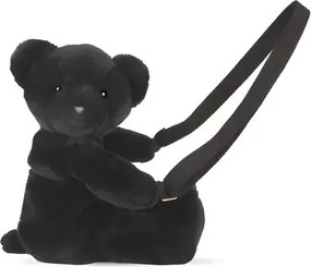 DOUDOU ET COMPAGNIE Plyšová taška přes rameno Medvídek černá 30 cm / o