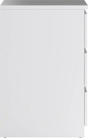 Bílá komoda 154x76x50 cm Naia – Tvilum