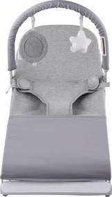 Baby Bouncer Skládací židle Bouncer pro děti 0-9 měsíců s hrazdičkou