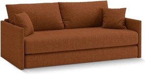 Žinylková rozkládací pohovka v terakotové barvě 209 cm Shannon – Cosmopolitan Design