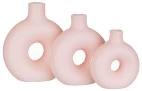 Butlers LOOPY Mini váza 8 cm - sv. růžová