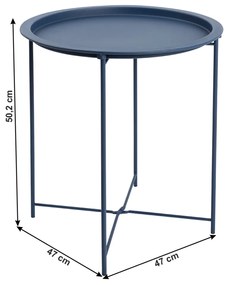Odkládací stolek RENDER Tempo Kondela Modrá