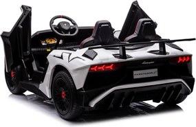 LEAN CARS Elektrické autíčko Lamborghini XXL A8803 bílé 24V