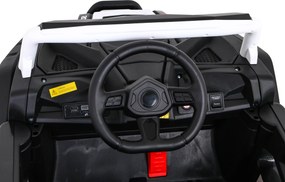 Ramiz Elektrická bugina UTV 2000M Racing bílá + MP3 zvuky a světla + dálkové ovládání + pomalý start
