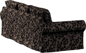 Potah na pohovku IKEA  Ektorp 3-místná, rozkládací STARÝ MODEL PIXBO barva hnědá látka pletený vzor, vzorované