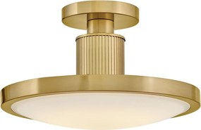 Stropní LED světlo Elstead Kieran 32W mosaz 36 cm