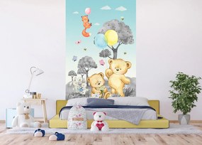 Dětská vliesová fototapeta na zed' Zvířecí Dýchánek | 150 x 270 cm | DFTD2P5609