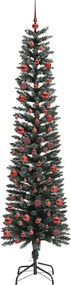Umělý vánoční stromeček Zelená 210 cm PVC, plast a ocel 3395952