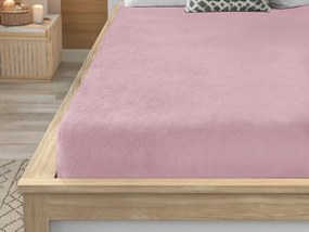 Prostěradlo mikroplyš SOFT 90x200 cm růžové