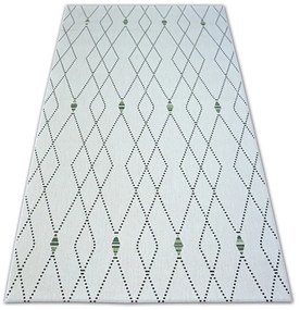 Kusový koberec Sisal COLOR 19443/062 krémový geometrický vzor Rozměr: 140x200 cm