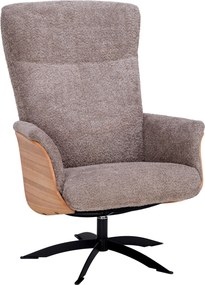 XXXLutz RELAXAČNÍ KŘESLO, dřevo, textil, světle hnědá Welnova - Relaxační křesla - 000917013901