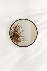 Kulaté zrcadlo s černým rámem Umbra Hub 61 cm