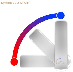 Invena Ligaria, vysoká dřezová baterie s elastickým ramenem, systém Eco Start, chromová-černá matná, INV-BZ-39-008-L