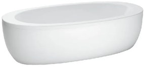 Laufen Il Bagno Alessi One - Volně stojící vana 2030x1020 mm, s masážním systémem, LED osvětlením a senzorem, dezinfekcí, bílá H2419700006951