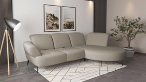 XXXLutz ROHOVÁ SEDAČKA, textil, šedohnědá Sit & More - Sedací soupravy - 000144013261
