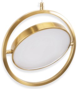 Toolight Závěsné LED svítidlo Luxury Glamour 11 APP1791-CP zlaté kartáčované