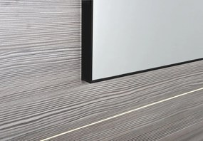 Sapho Arowana zrcadlo v rámu 100 x 50 cm bez osvětlení černá mat AWB1050