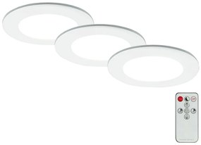 Briloner - SADA 3x LED Koupelnové podhledové svítidlo LED/4,8W/230V IP44 + DO