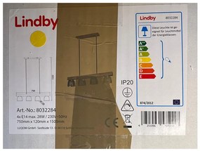 Lindby Lindby - Lustr na lanku WATAN 4xE14/28W/230V LW1304